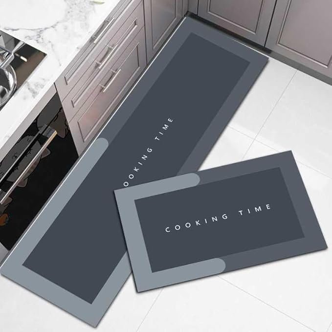 2 Pcs Kitchen Mats – Waterproof Memory Foam Standing Floor Mats – Gark ...
